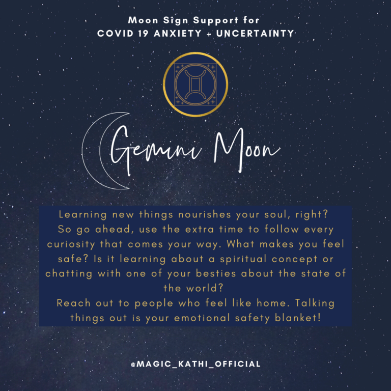 Your Moon Sign can help you calm anxiety + fear of the Coronavirus and ...